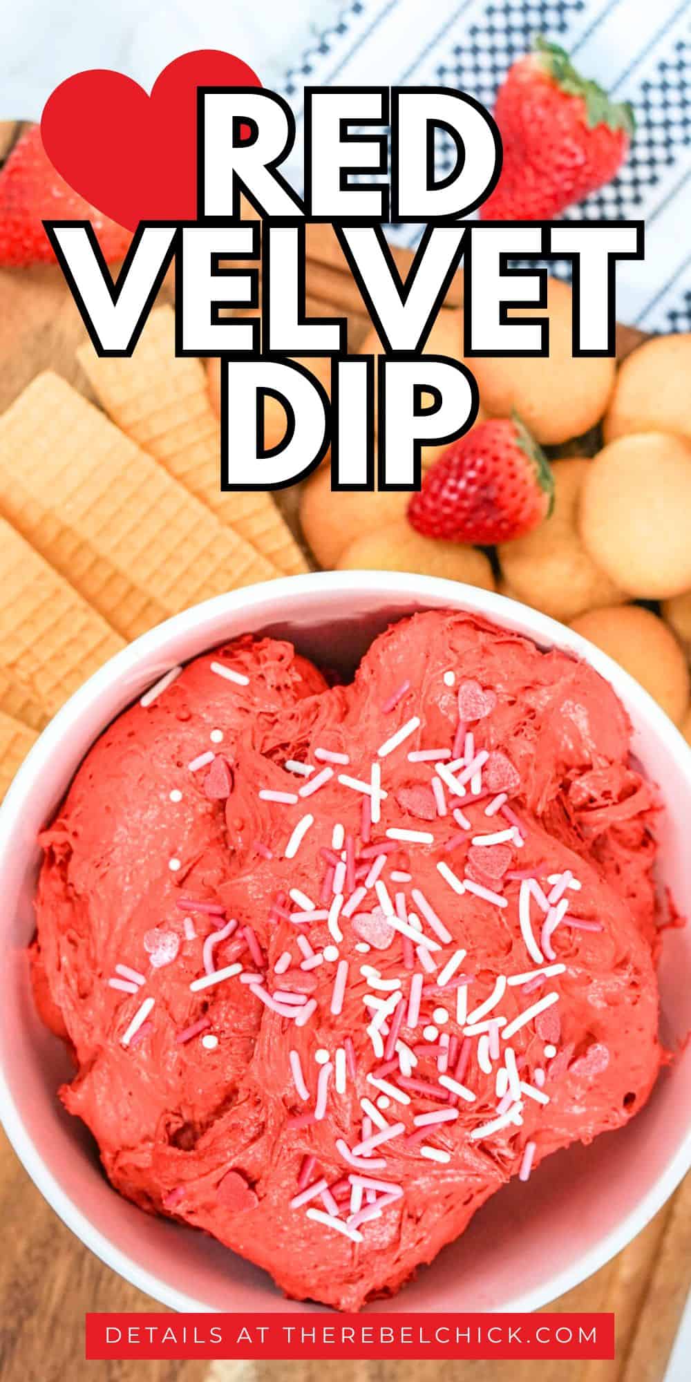 Red Velvet Dip - The Rebel Chick
