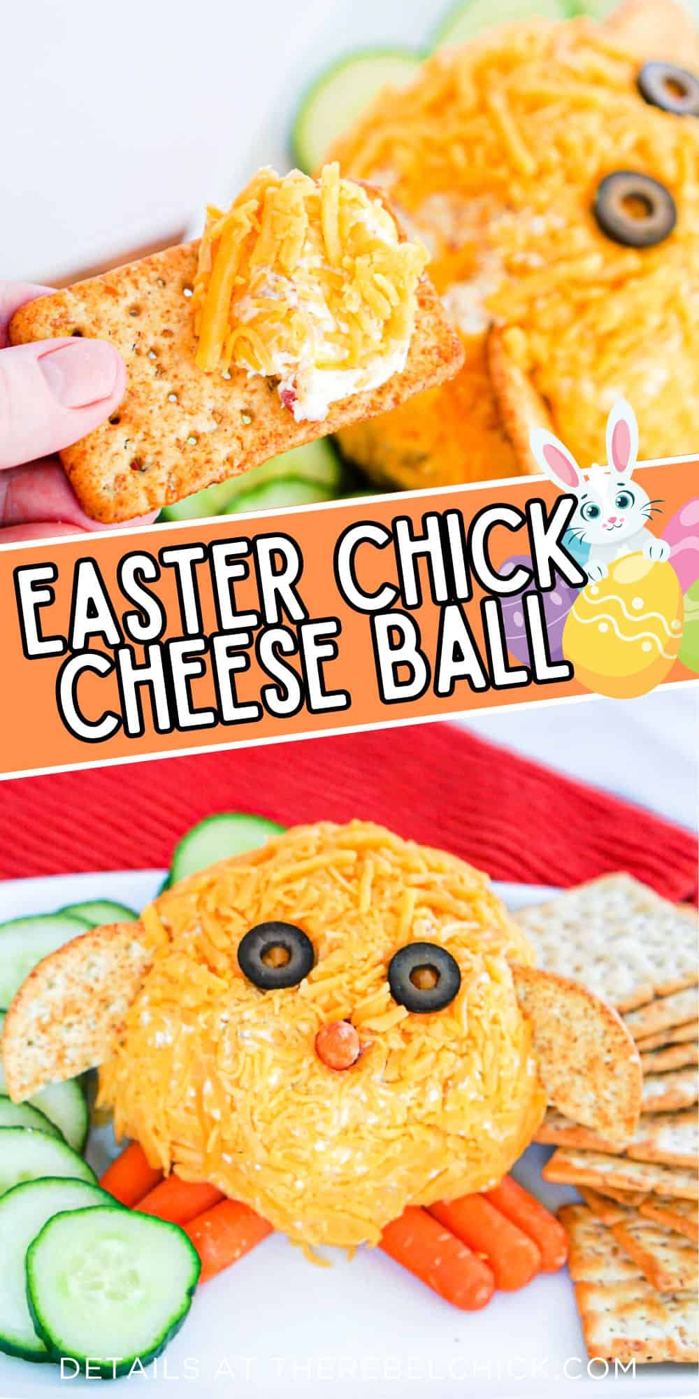 Easter Cheese Ball - The Rebel Chick