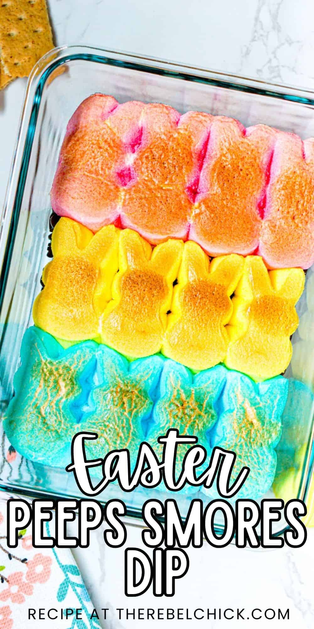 Peeps Smores Dip- The Rebel Chick