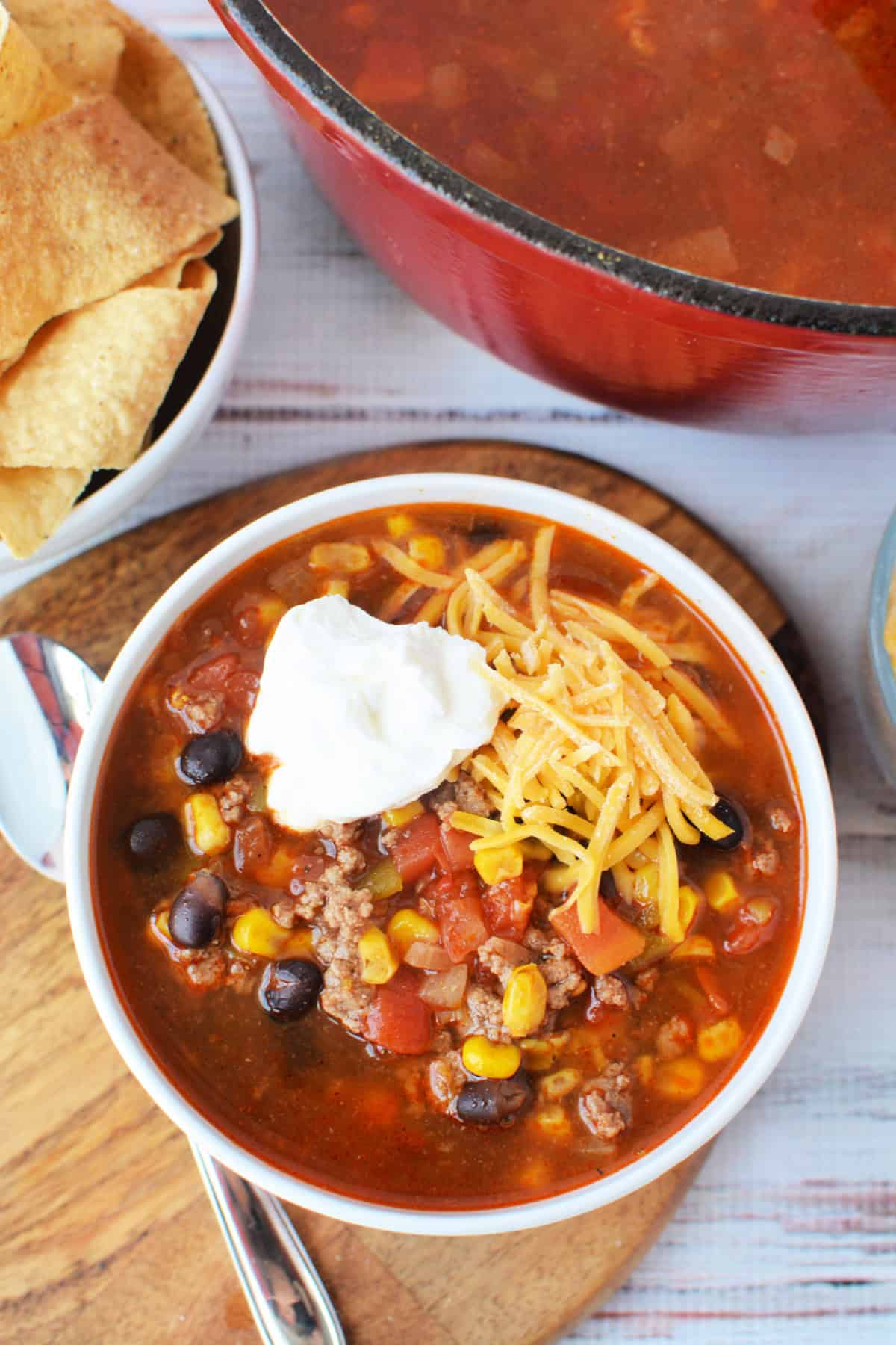 Beef Enchilada Soup - The Rebel Chick