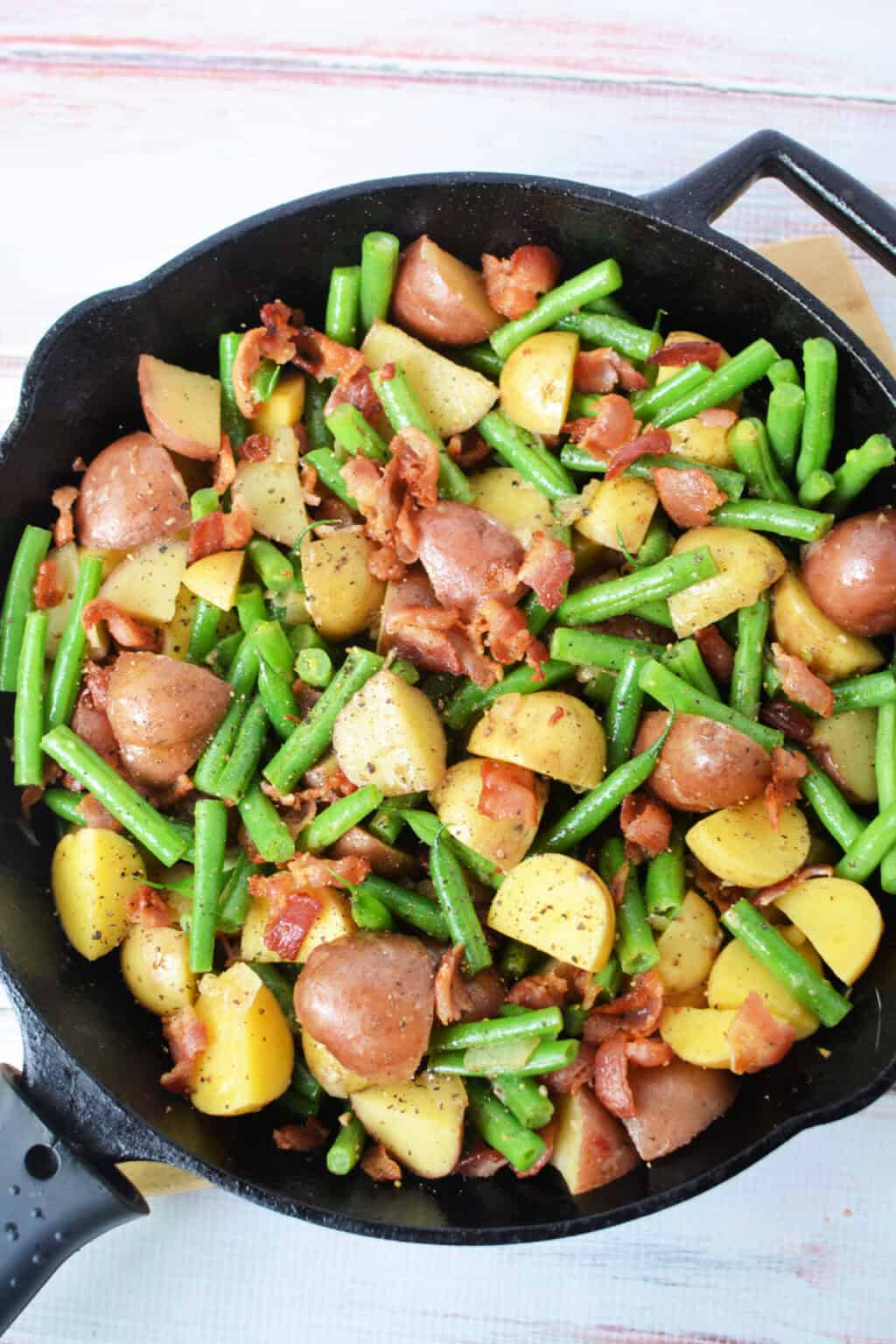 Potatoes and Green Beans - The Rebel Chick