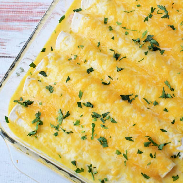 Sour Cream Enchiladas - The Rebel Chick