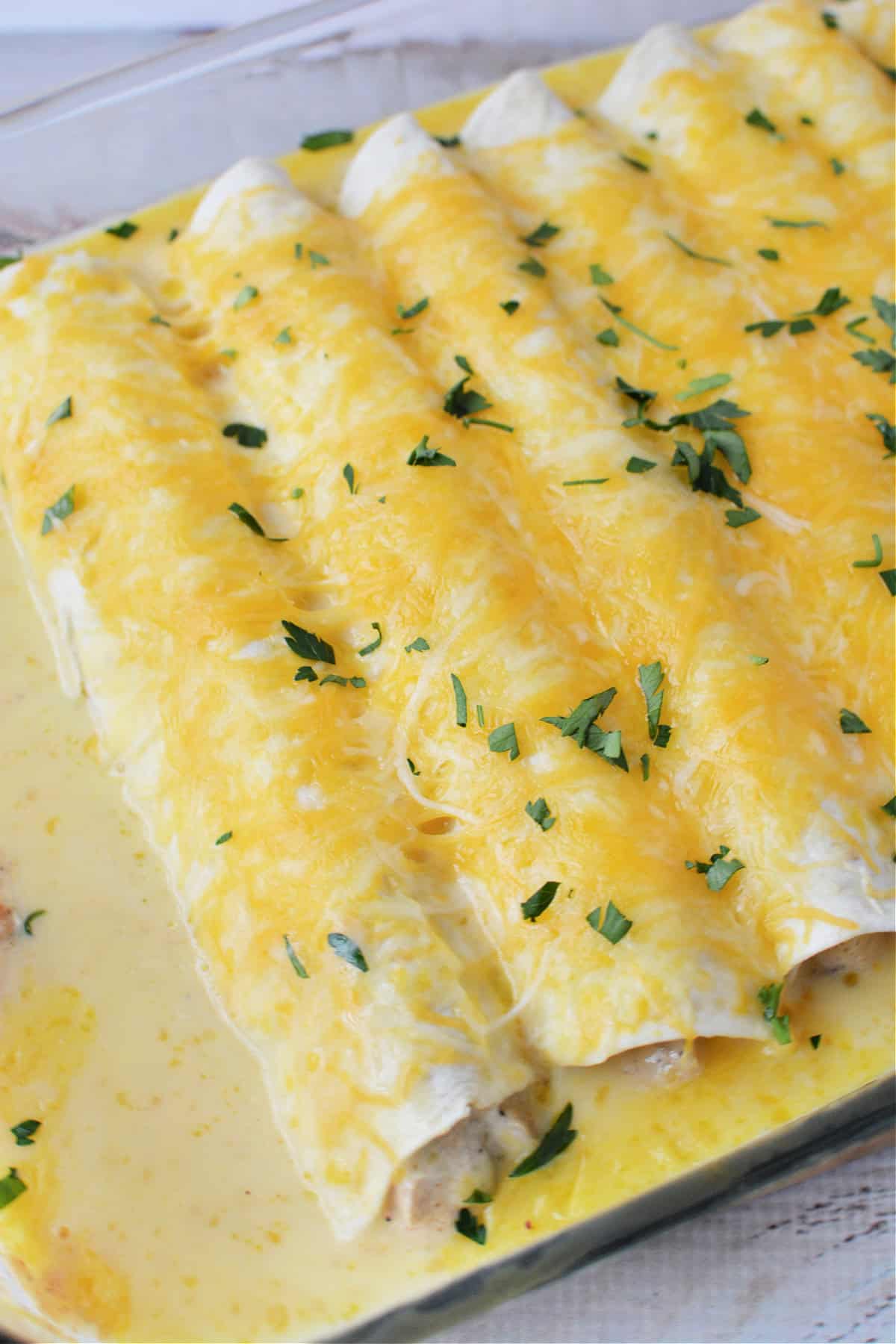 Sour Cream Enchiladas - The Rebel Chick