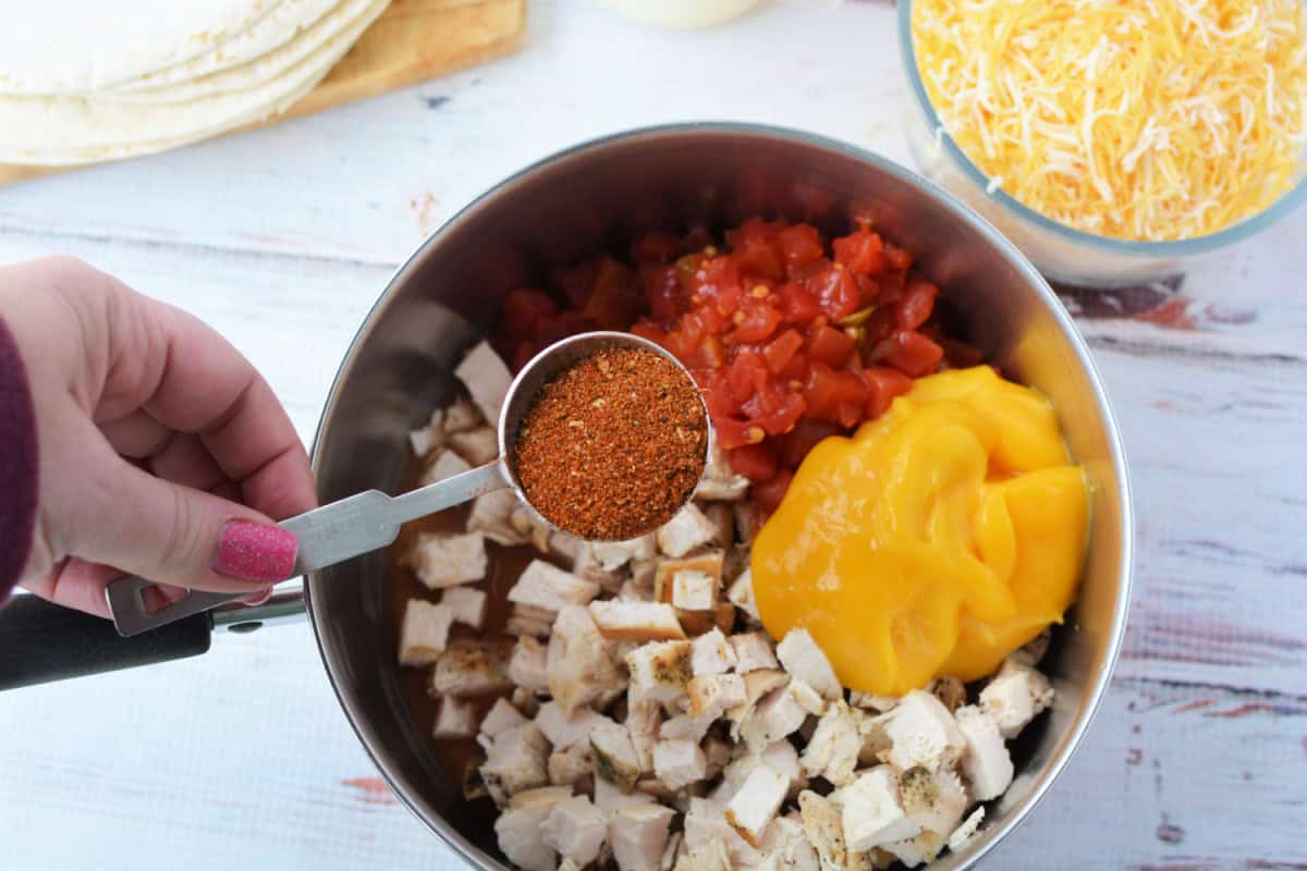 Sour Cream Enchiladas - The Rebel Chick